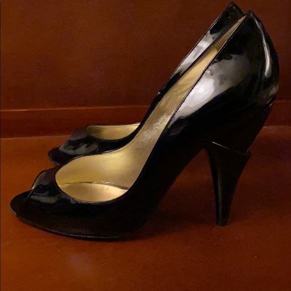 Georgina Goodman | Shoes | Georgina Goodman Black Patent Leather Heels ...